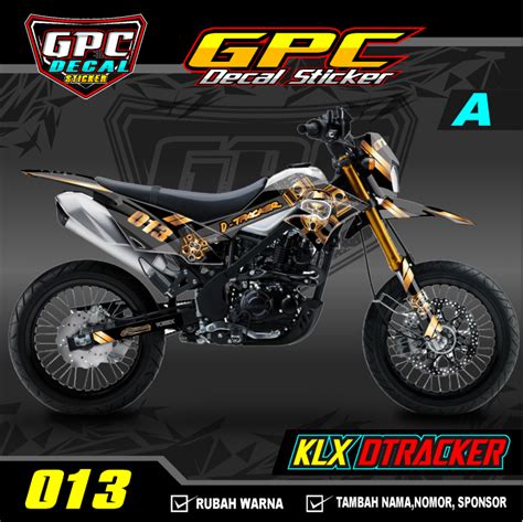Decal Sticker Motor Cross KLX Dtracker 150 New Fullbody Dekal Stiker