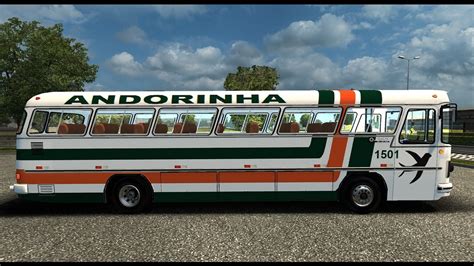 ETS2 Mercedes benz monobloco O 362 Viação Andorinha Mod Free pintura