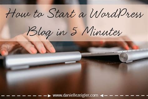 How To Start A WordPress Blog In 5 Minutes Step By Step For Non