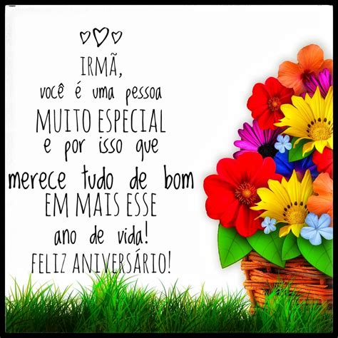 Linda Mensagem de Aniversário para irmã Mensagens de Aniversário e