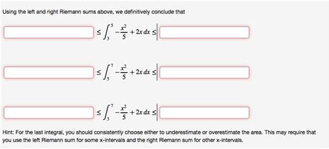 solved ustrate a left endpoint riemann sum for f x 2x on