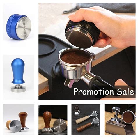 49 51 53 58mm Coffee Tamper Barista Espresso Powder Tampers Wooden