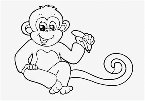 Dibujos de Monos para colorear descargar e imprimir Colorear imágenes