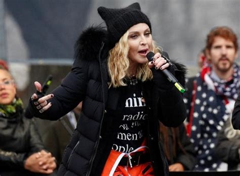 Madonna após discurso polêmico contra Trump está correndo risco de ser