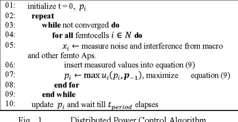 figure 1 from a game theory based distributed power control algorithm for femtocells semantic
