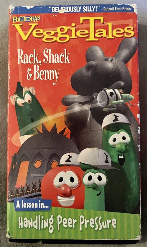 VeggieTales Rack Shack And Benny VHS Grelly USA