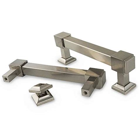 Southern Hills Brushed Nickel Drawer Pulls 4 Inch Screw Spacing