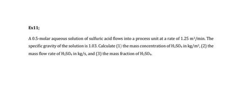 D Mole Ratioe Molar Flow Rate Chegg