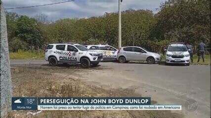 Perseguição em Campinas tem batida de carro da polícia em poste e