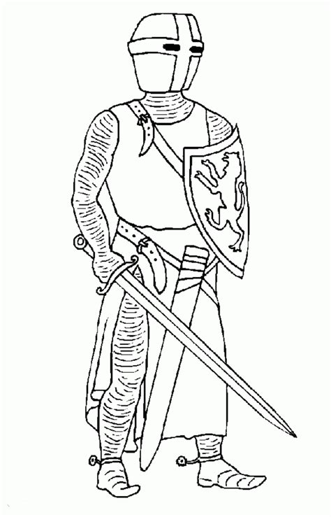 Desenhos De Cavaleiros Para Colorir