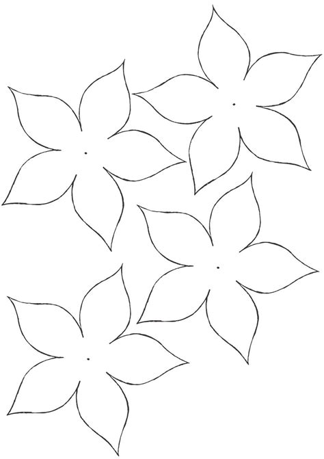 A Arte de Educar Moldes de pétalas para flores de papel