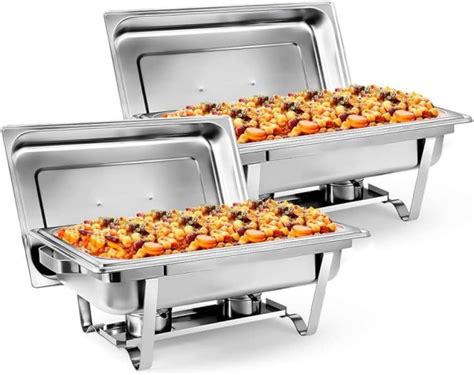 Jual Chafing Dish 11 Liter I Prasmanan Set I Pemanas Segi Stainless I