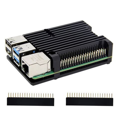 buy geekworm raspberry pi 4 computer model b armor aluminum alloy case raspberry pi passive