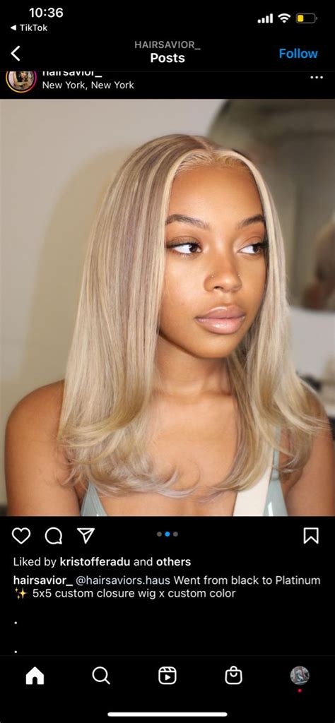 Pin By Houseofballoons On Hair Ideas Blonde Natural Hair Dark Skin Blonde Hair Brown Skin