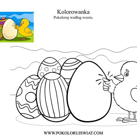 Pokoloruj według wzoru Pokoloruj Świat