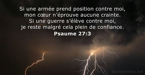 14 Avril 2024 Verset Biblique Du Jour Psaume 27 3 DailyVerses Net