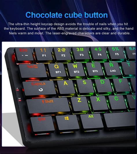 Teclado Mecânico Redragon Elise Pro K624p Rgb Slim Sem Fio