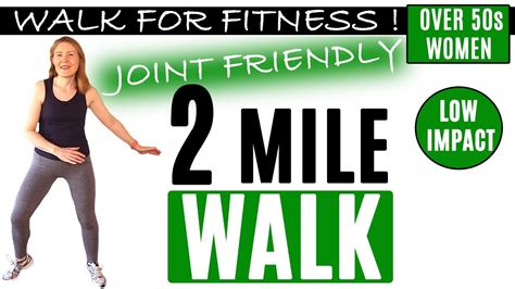 JOINT FRIENDLY 2 MILE WALK AT HOME FOR WOMEN OVER 50 FUN FITNESS
