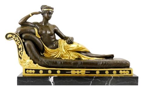 Bronze Figure Pauline Bonaparte As Venus Victrix A Canova Greek