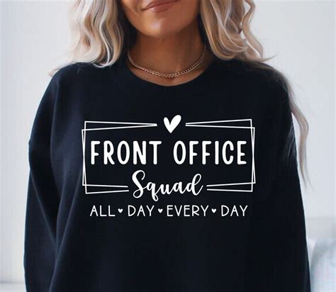 Front Office Squad SVG PNG Front Office Svg Office Squad Svg School