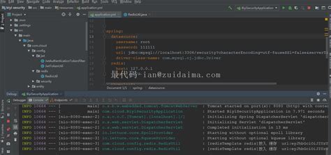 springboot2 1整合spring security、jjwt、redis、mybatis plus基本请求登录demo 代码 最代码