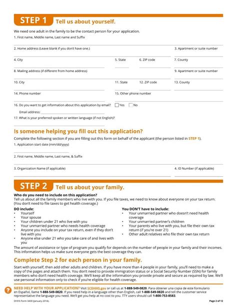 Medicaid Form 3400 Fill Out Printable PDF Forms Online