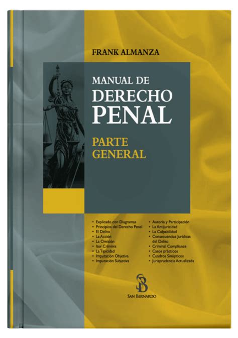 MANUAL DE DERECHO PENAL Parte General Librería Juridica Legales