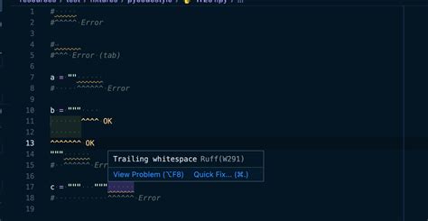 Implement W291 Trailing Whitespace Issue 1734 Astral Sh Ruff
