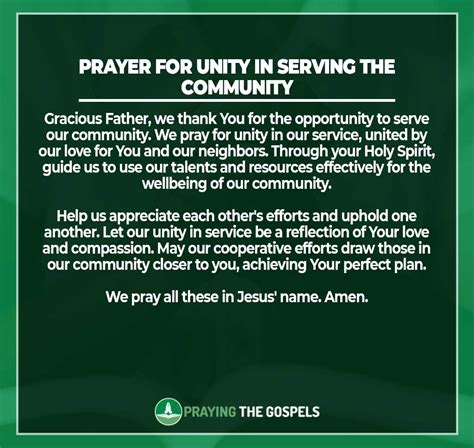 9 Prayers Bible Verses For Unity In The Church Praying The Gospels