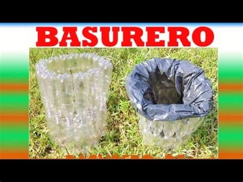 MANUALIDADES Como Hacer Un Basurero Con Botellas Recicladas