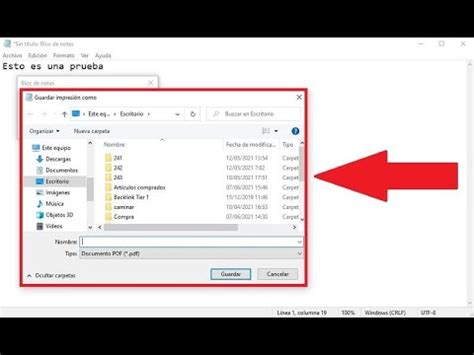 Como Guardar Un Archivo De Bloc De Notas Como Pdf En Windows F Cil