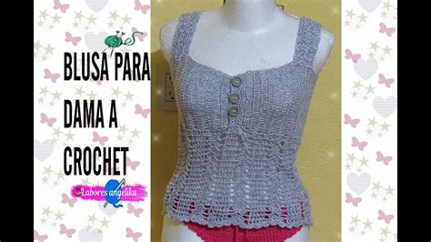 Blusa Para Mujer A Crochet Online Dcag