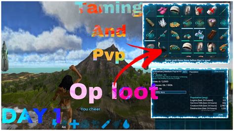Ark Mobile Fresh Start Taming And Pvp Day Youtube