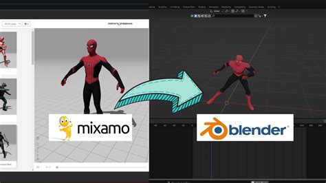 Rig And Animate Spiderman Using Mixamo And Blender Blender Tutorial