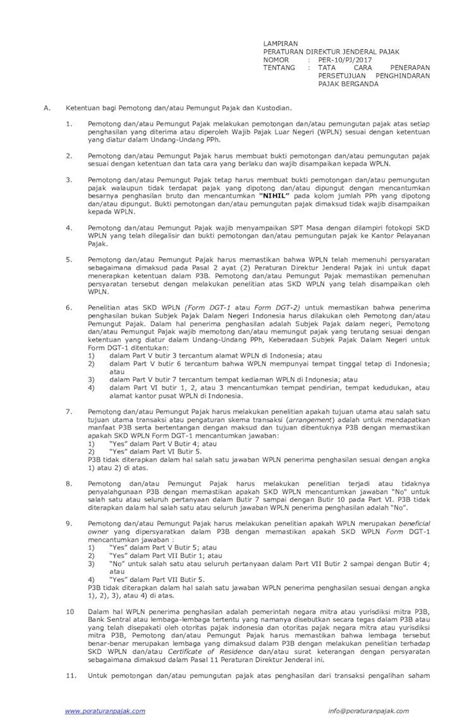 PDF LAMPIRAN PERATURAN DIREKTUR JENDERAL PAJAK Yang Diatur Dalam