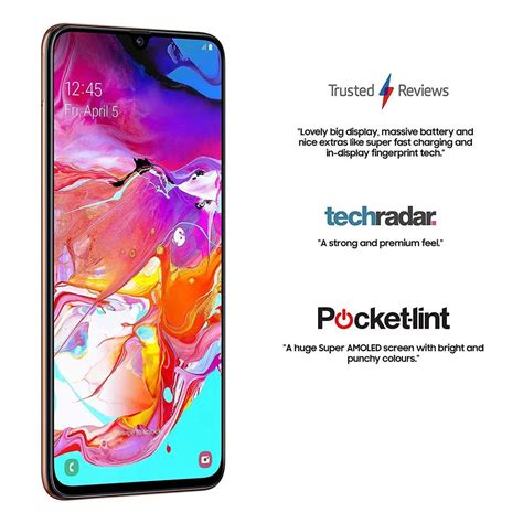 Buy Samsung Galaxy A70 6GB 128GB Smartphone Black SM A705FN DS Online