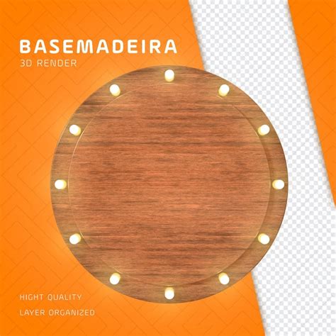 Premium Psd An Orange And White Poster That Says Base Madera