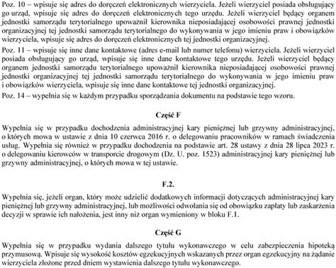Rozporządzenie ministra finansów w sprawie wzorów tytułów wykonawczych