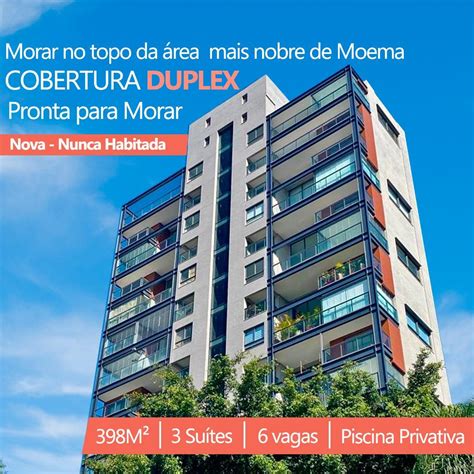 Apartamento à venda 3 Quartos Moema São Paulo R 15 500 000