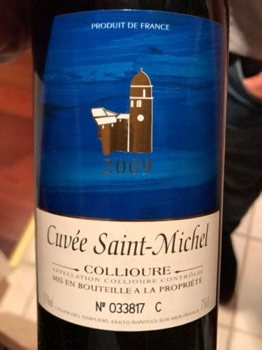 Terres Des Templiers Cuv E Saint Michel Collioure Vivino Us