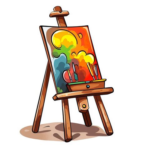 Premium AI Image Creative And Versatile Easel Clipart Enhancing Your