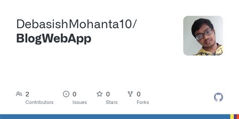 GitHub DebasishMohanta10 BlogWebApp