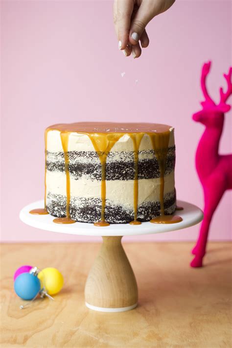Smoky Salted Caramel Chocolate Layer Cake The Sugar Hit