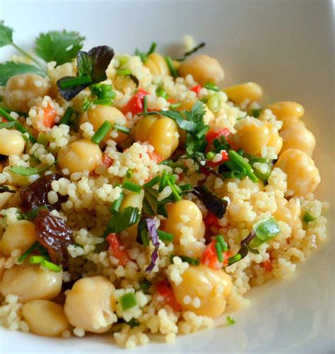 Salade de semoule et pois chiche façon taboulé le blog culinaire