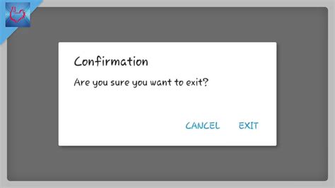 An Exit Confirmation Dialog Box In Sketchware Youtube