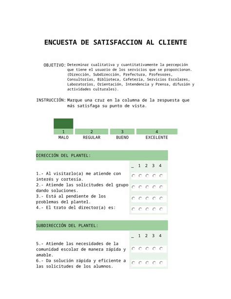 Docx Encuesta De Satisfaccion Al Cliente Dokumen Tips