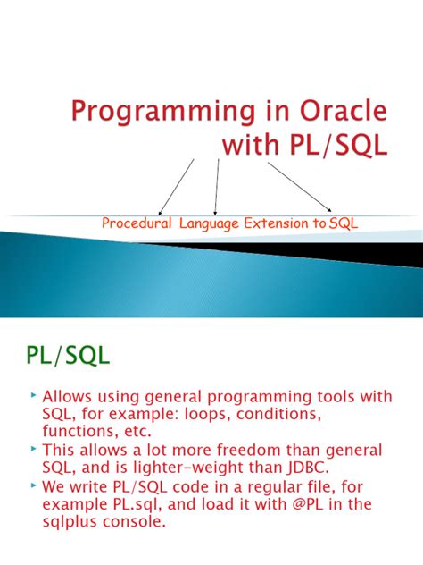 control statement in plsql pdf pl sql computer science