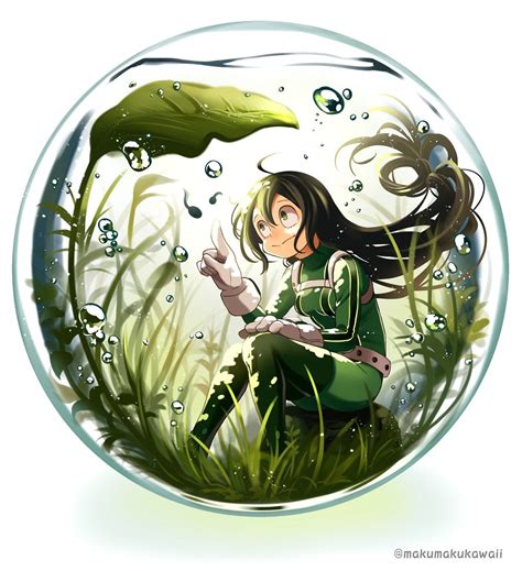 The Big Imageboard Tbib Asui Tsuyu Black Hair Bodysuit Boku No Hero Academia Boulder