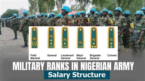 2024 Nigerian Army Ranks And Salary Structure In Military Battalion