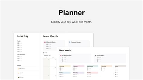 Planner Notion Template